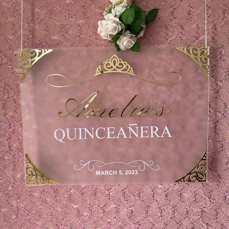 Quinceañera Welcome Sign - Etsy