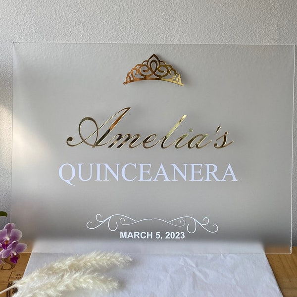 Quinceañera Welcome Sign - Etsy