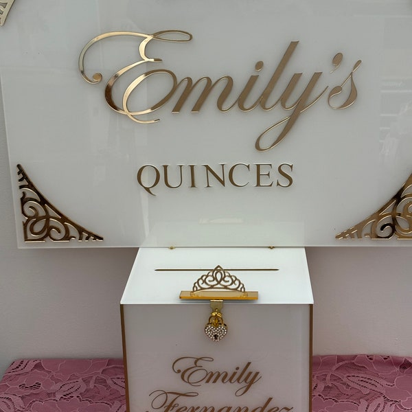 Quinceanera Card Box - Etsy