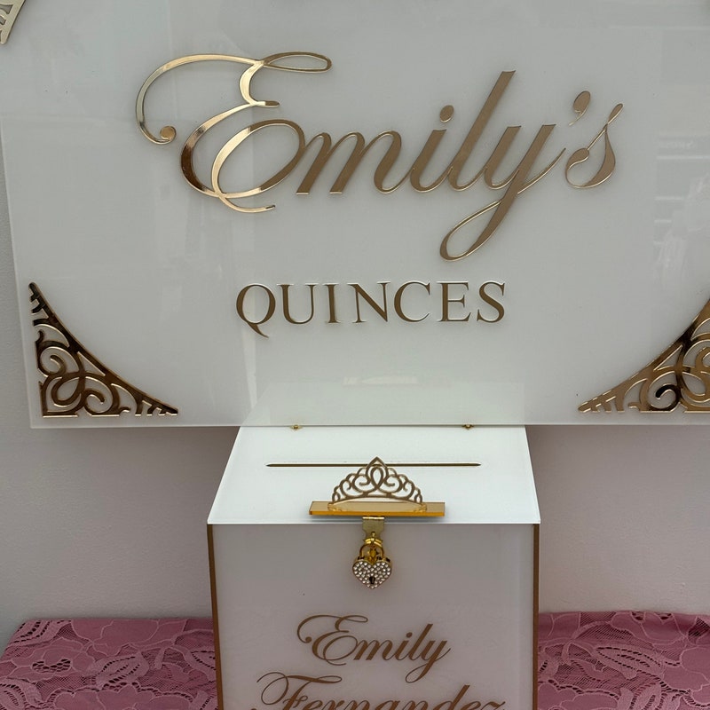 Quinceanera Card Box - Etsy
