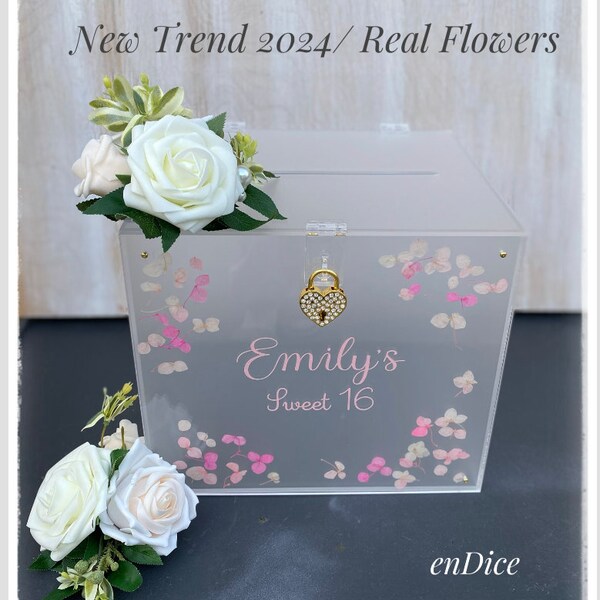 Sweet 16 Card Box - Etsy