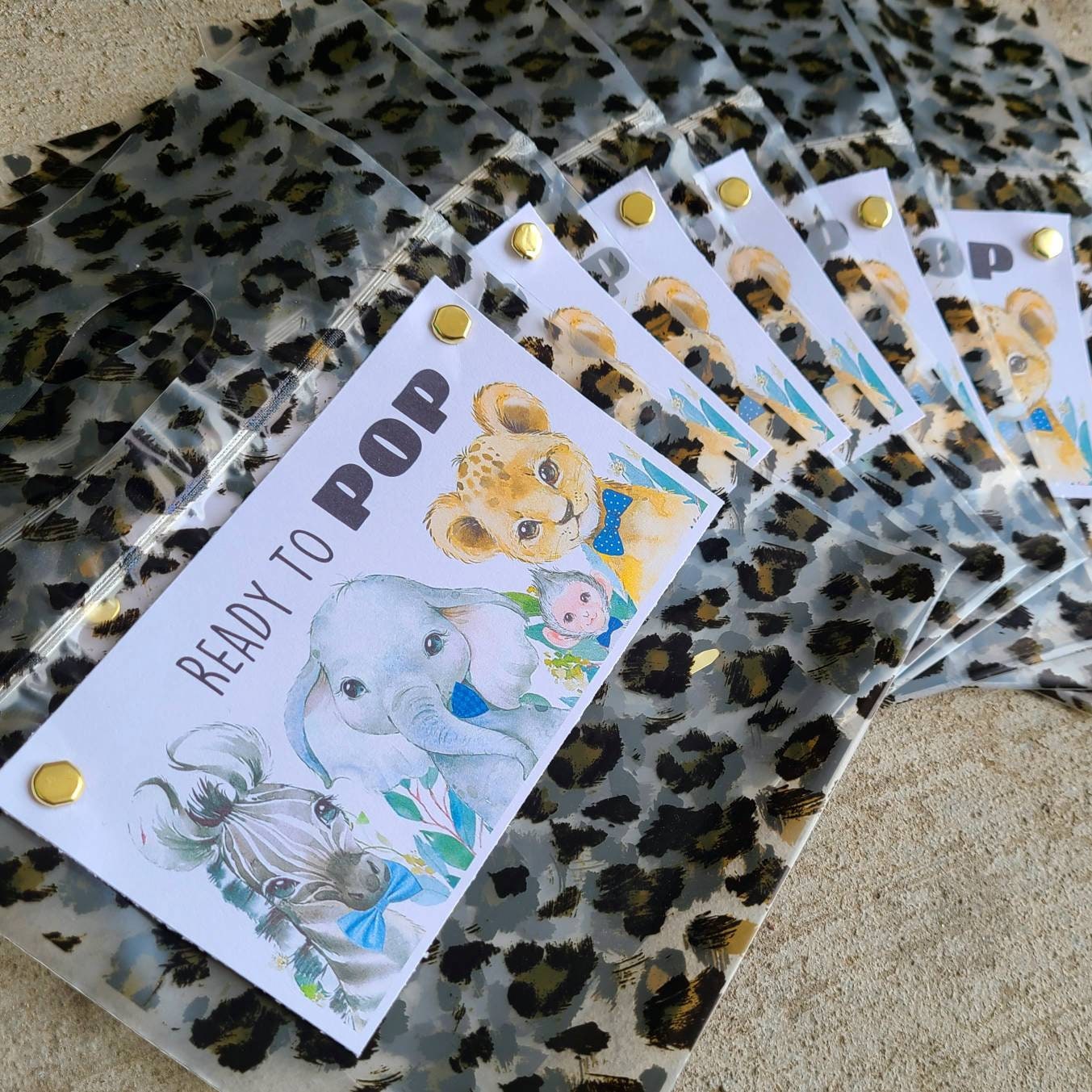 Jungle Safari Popcorn Party Favor Bags Baby Shower - Etsy