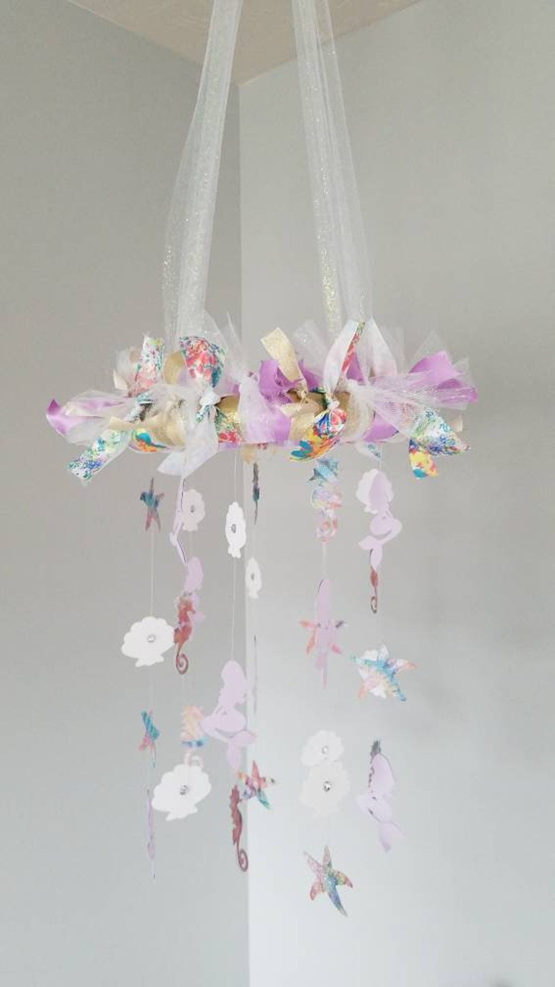 Under the Sea Mermaid Mobile - Little Mermaid - Starfish - Seahorse ...