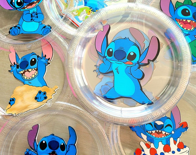 Stitch Party Plates - Birthday Decor - Alien - Hawaiian Lilo Luau ...