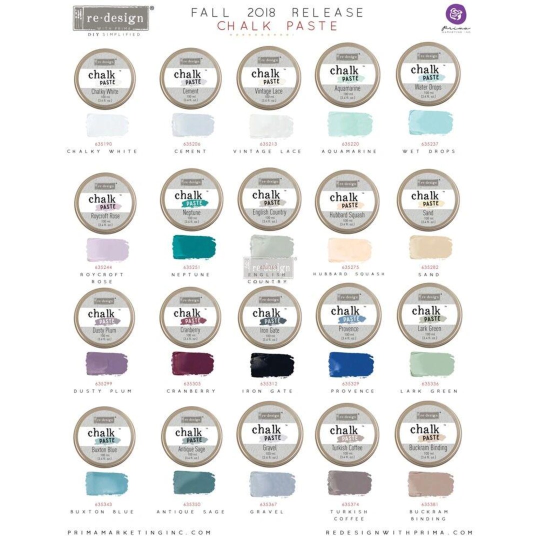 Chalk Paste | Redesign With Prima - Etsy