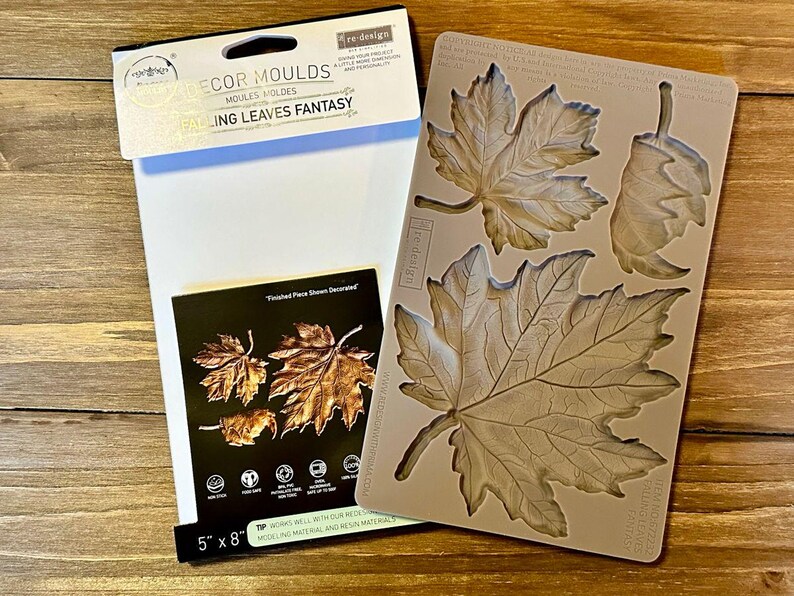 Redesign Decor Moulds | Falling Leaves Fantasy | 5 X 8 Inches - Etsy