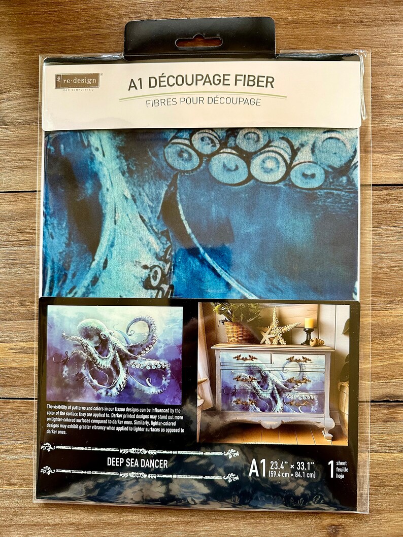 NEW Redesign's "oceans" Collection | Decoupage Fiber Tissue Paper | A1 ...