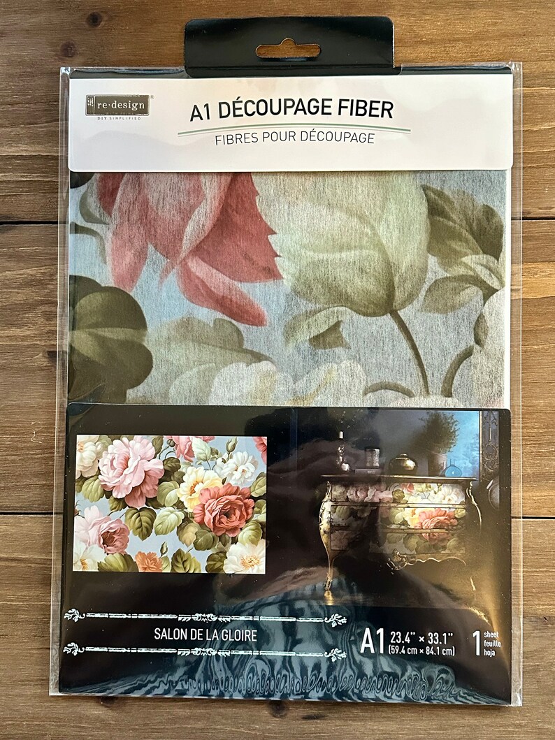 Redesign Decoupage Paper | A1 Decoupage Fiber | Floral | Salon De La ...