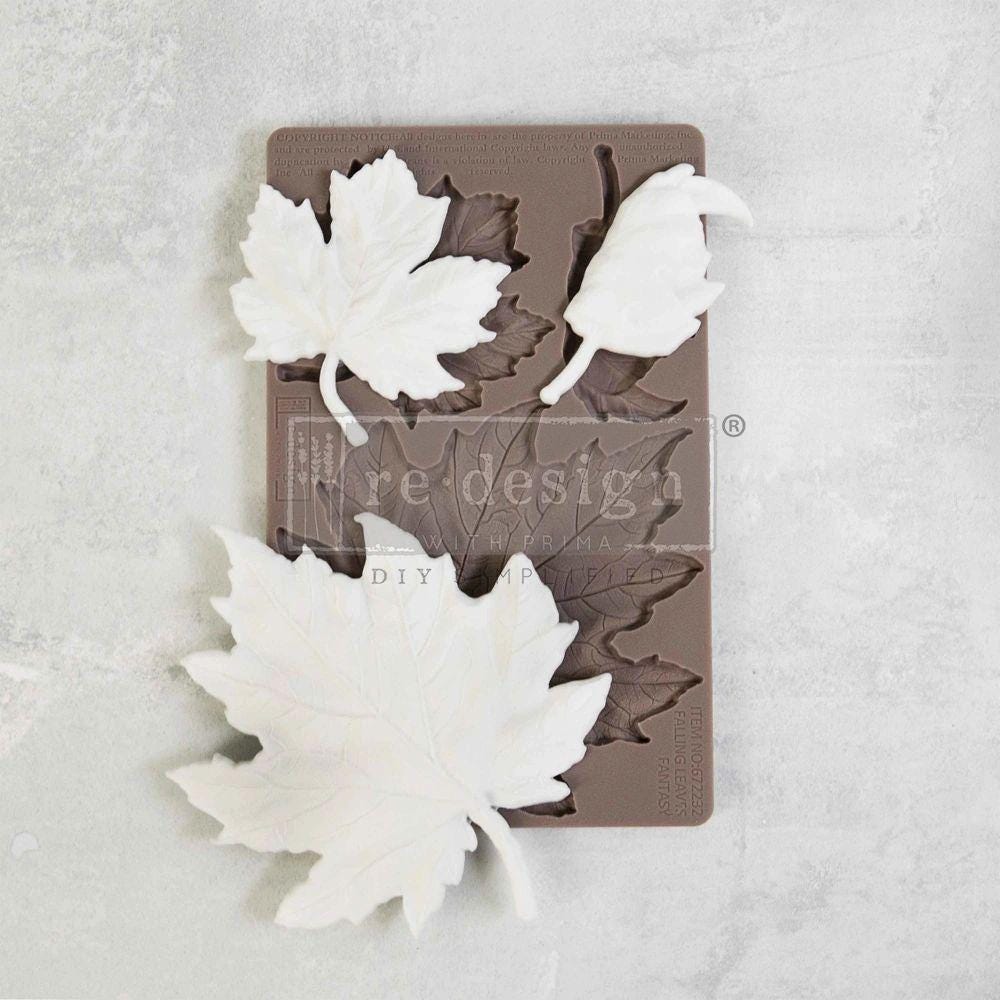 Redesign Decor Moulds Falling Leaves Fantasy 5 X 8 Inches - Etsy