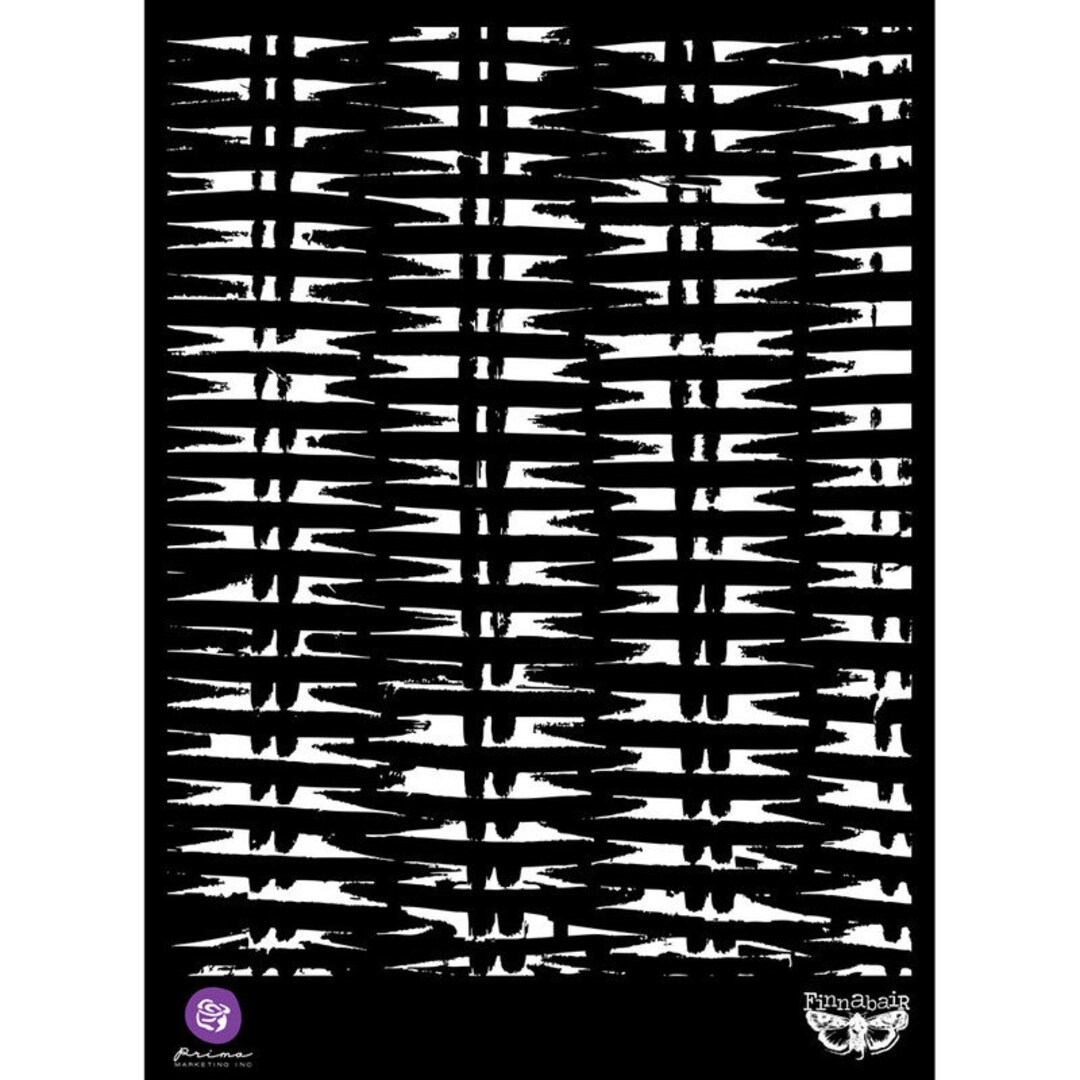 STENCILS Finnabair Elementals 7x9-inch Stencils Basket and Cut & Paste ...