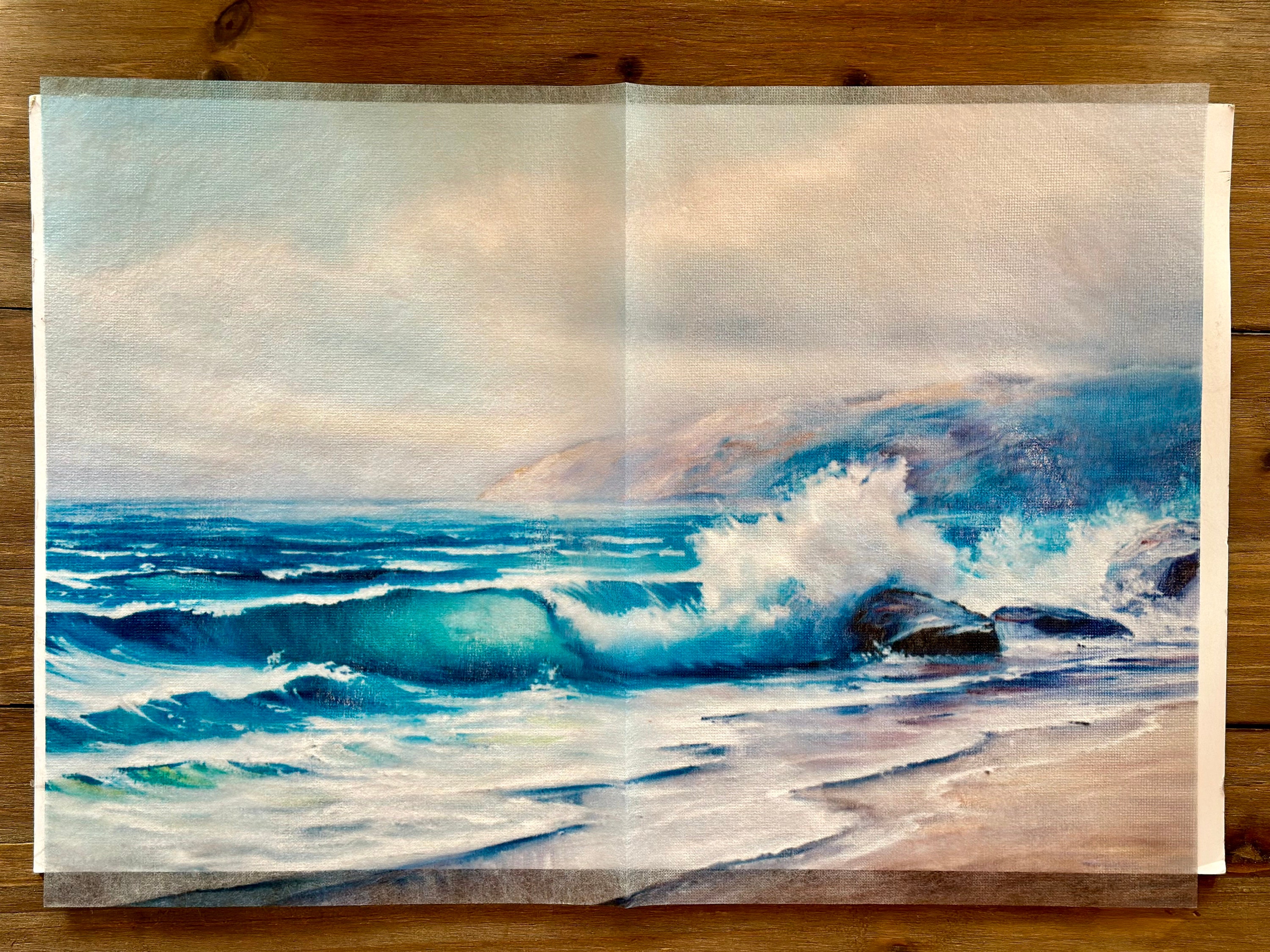 NEW Redesign's "oceans" Collection | Decoupage Fiber Tissue Paper | A1 & A3 Sizes | Seascape ...