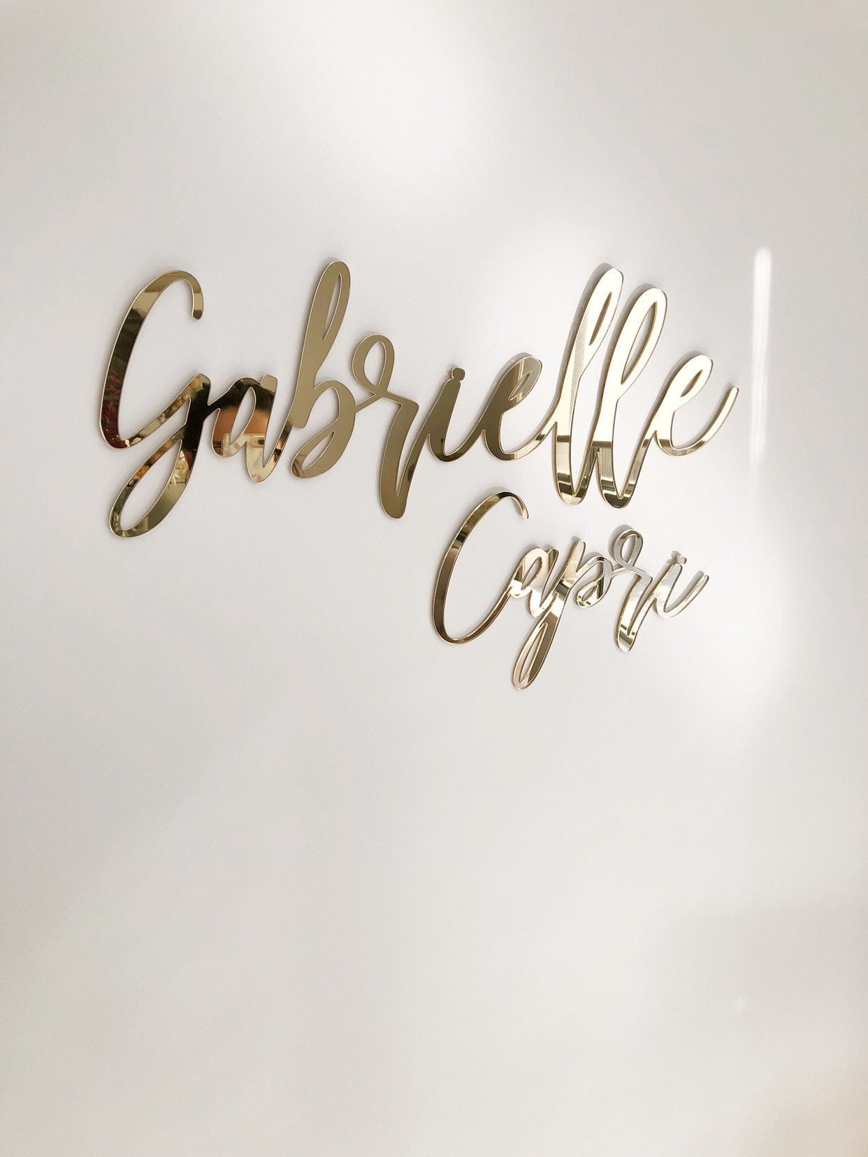 Acrylic Name Sign nursery Baby Decor Baby Name Sign Event | Etsy