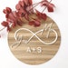 Infinity Plaque Custom Personalised Wood & Acrylic - Etsy