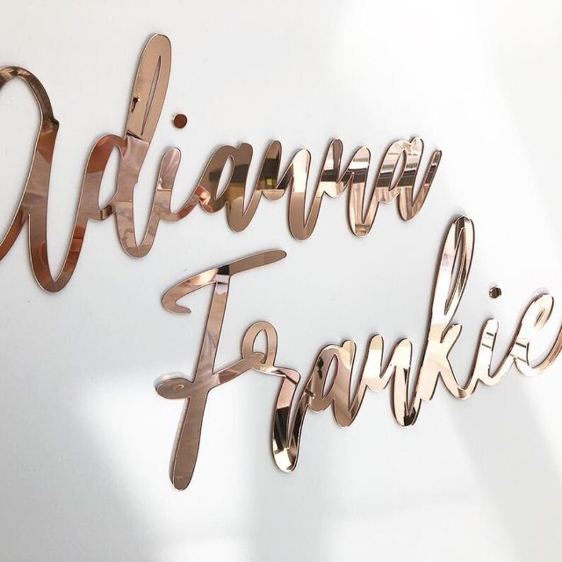 Acrylic Name Sign nursery Baby Decor Baby Name Sign Event - Etsy