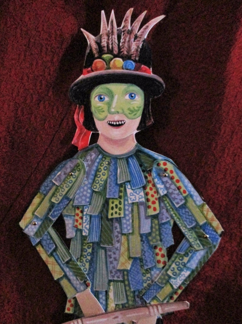 Morris Dancer-paper Doll-printable Articulated Puppet DIY - Etsy UK