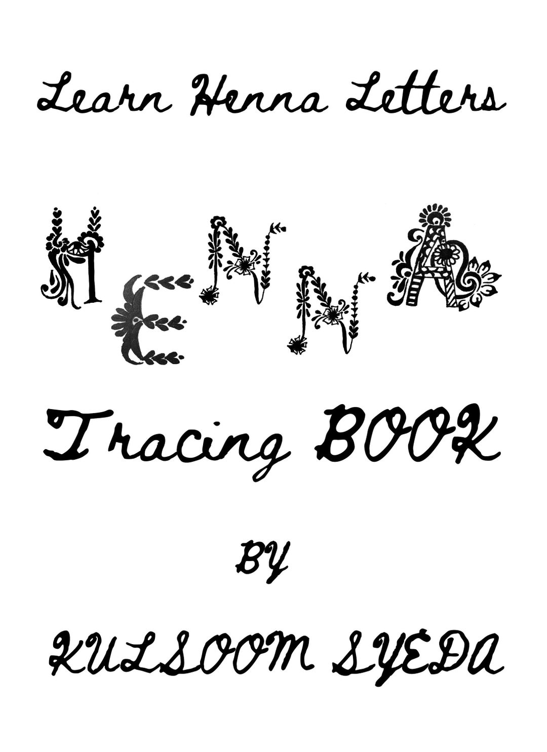 Henna Letters Learning E Book - Etsy