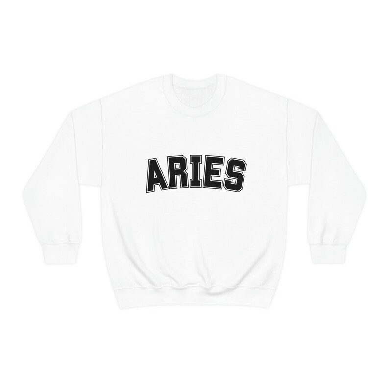 Collegiate Aries Sweatshirt I Unisex Heavy Blend Crewneck Sweatshirt - Etsy