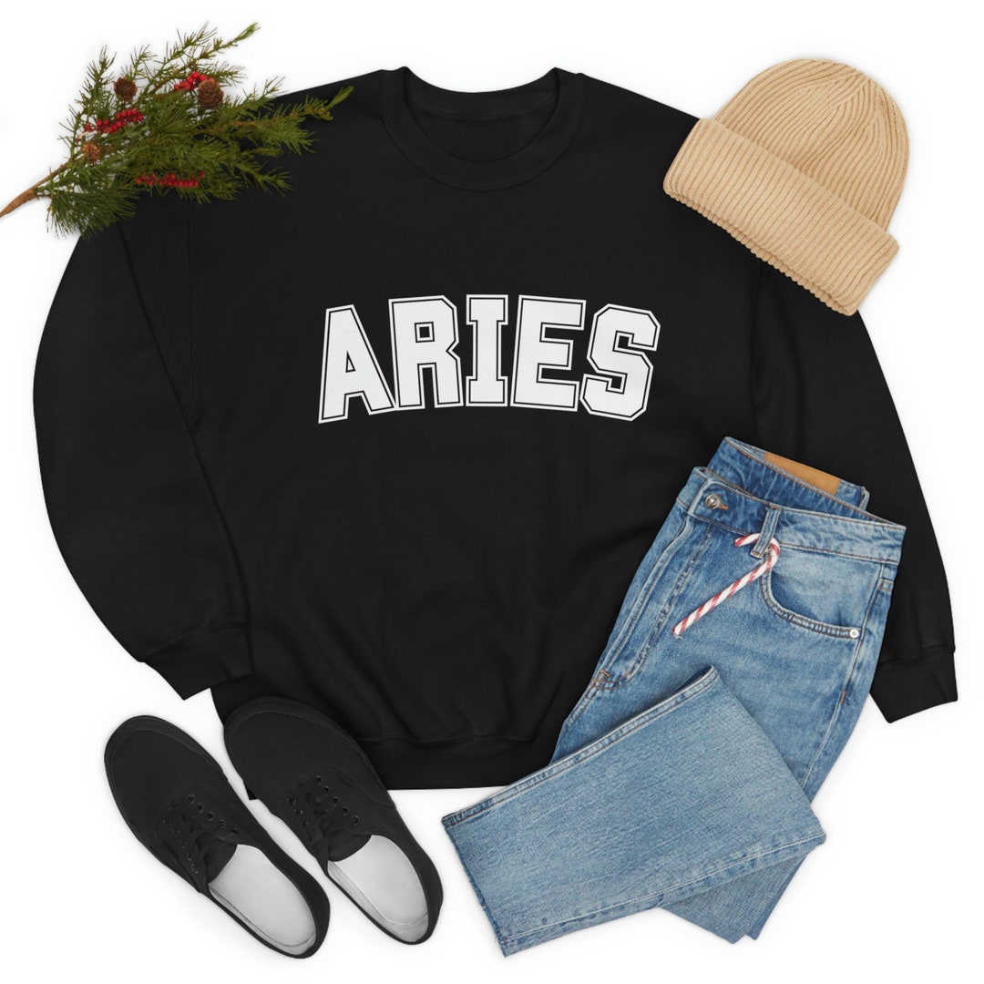 Collegiate Aries Sweatshirt I Unisex Heavy Blend Crewneck Sweatshirt - Etsy