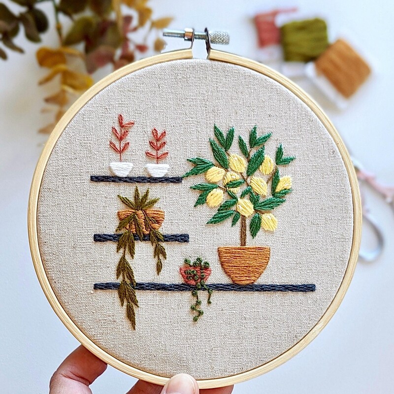 Modern Embroidery - Etsy