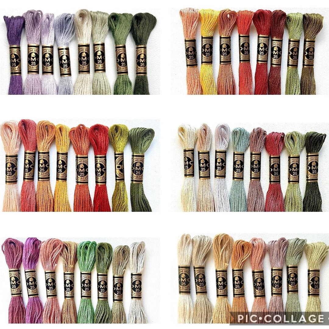 DMC Floss Bundle Packs, Embroidery Floss, Cross Stitch Thread, DMC ...