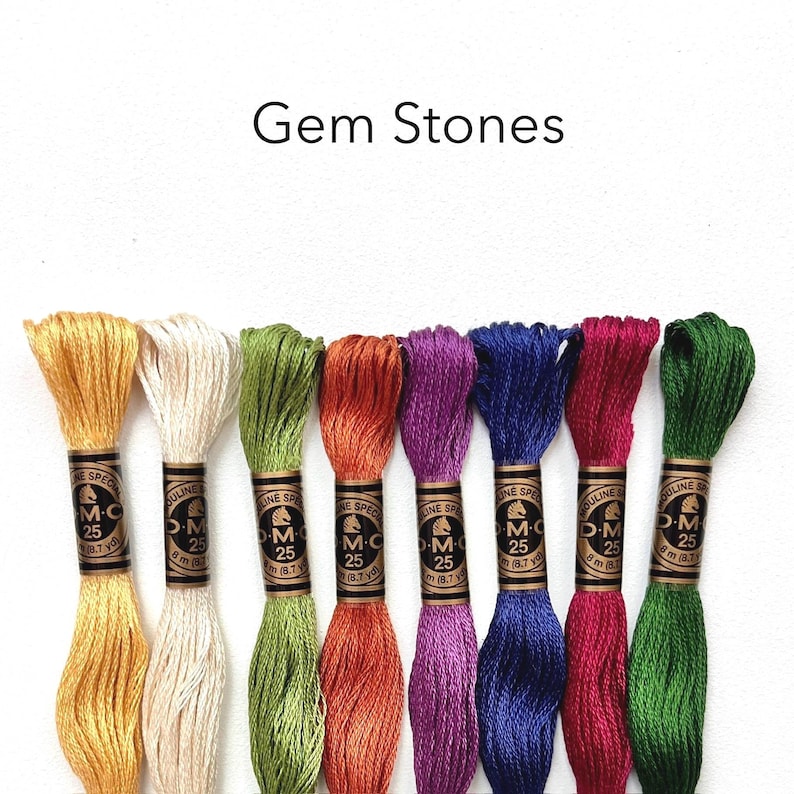 DMC Embroidery Floss Bundle: Curated Color Palettes - Etsy
