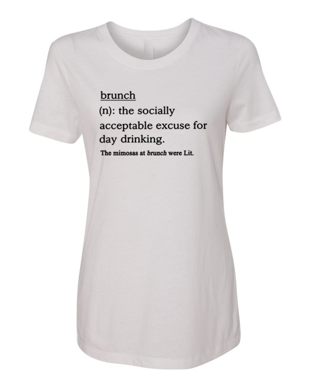 Brunch is Lit, Ladies Brunch T-shirt, Day Drinking Tee, Funny Brunch T ...