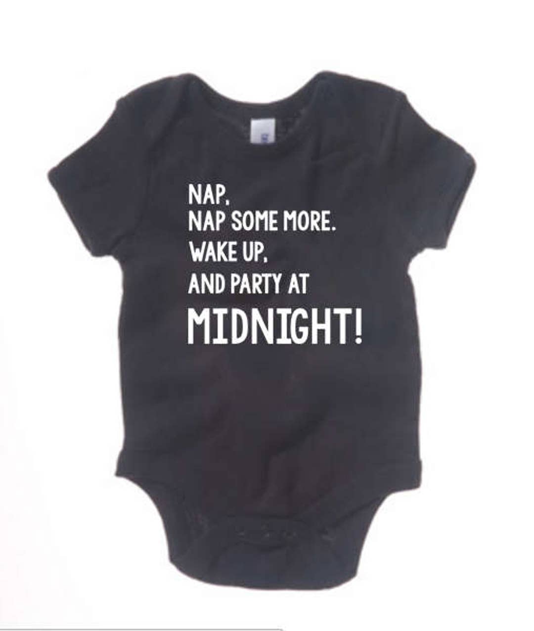 Nap Party Midnight Funny Baby Onesie, Baby Shower Gift - Etsy