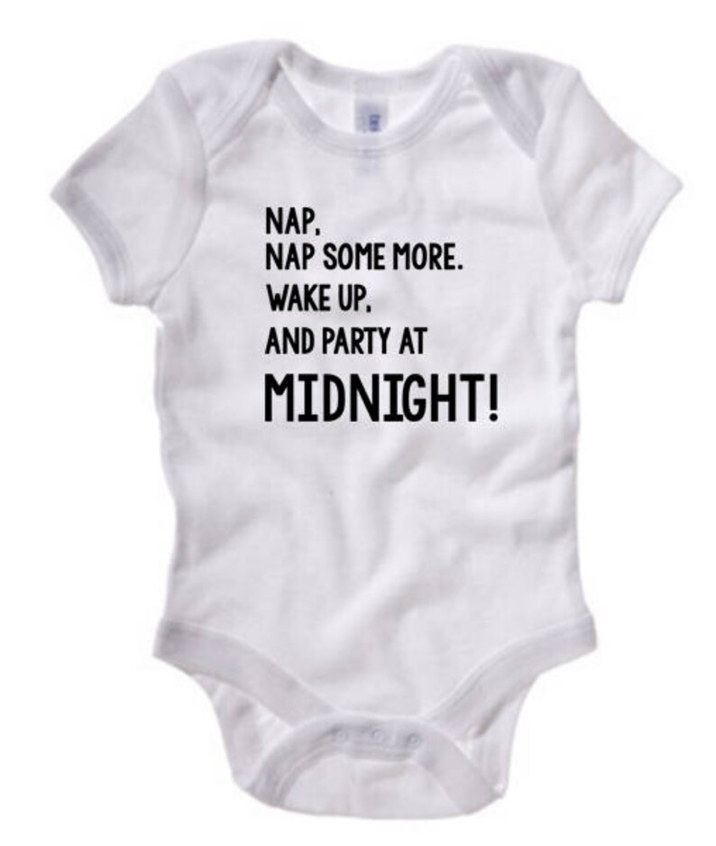 Nap Nap Some More Wake up Party at Midnight Funny Baby Onsie - Etsy