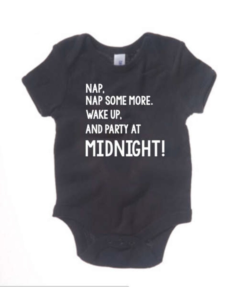 Nap Nap Some More Wake up Party at Midnight Funny Baby Onsie - Etsy