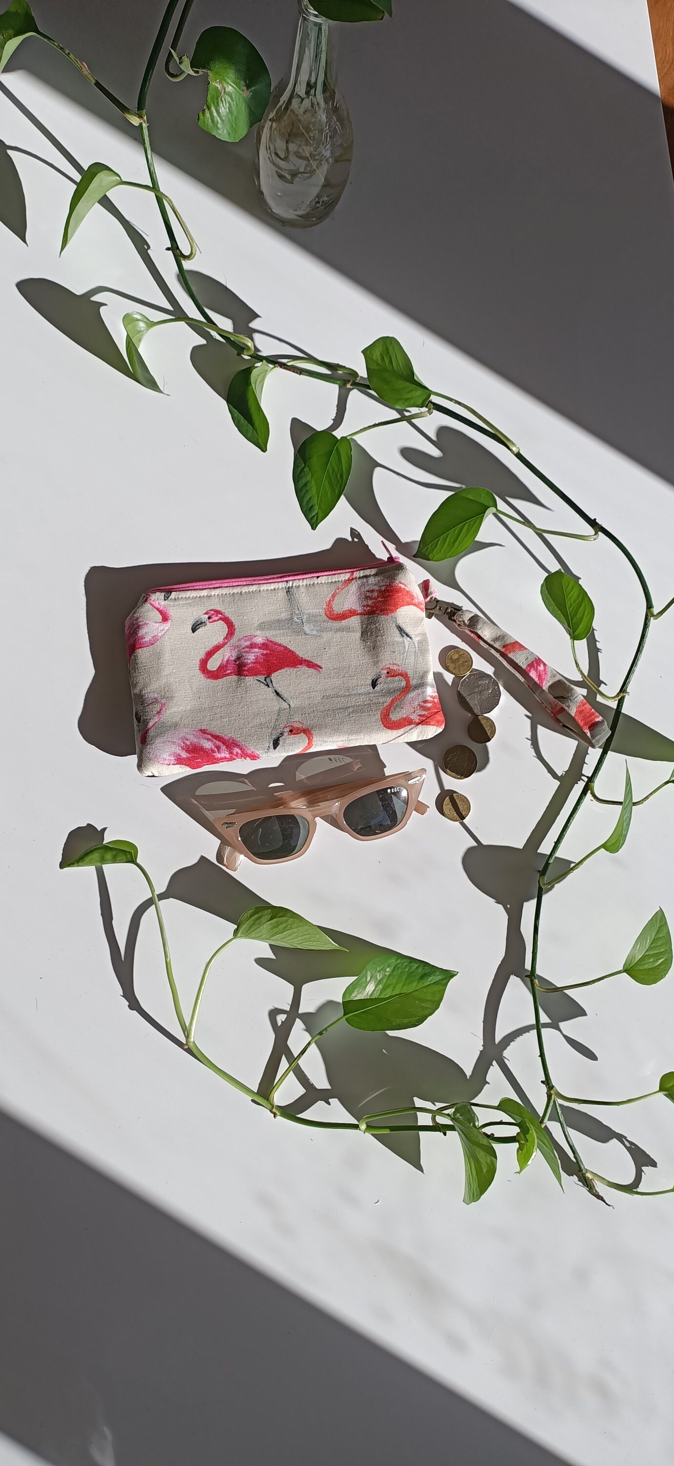 Handmade Flamingo Clutch Wallet/ Purse - Etsy.de