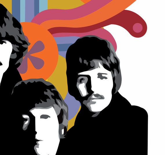 Beatles Pop Art Poster
