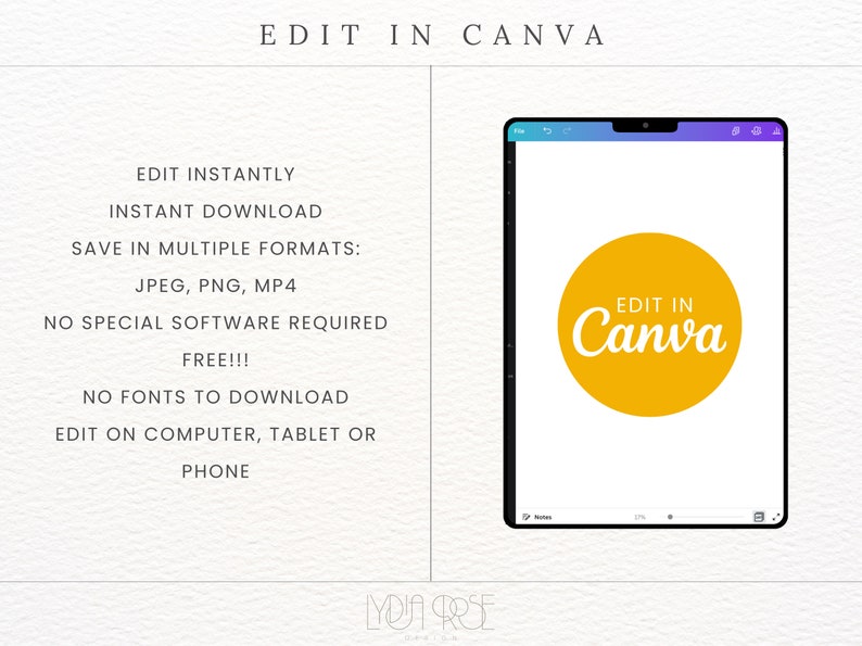 Editable Logo in Canva Yellow Sparkle Retro Logo Design Feminine ...