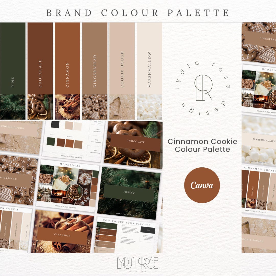 Cinnamon Cookie Colour Palette | Colour Palette With CMYK, RGB & Hex ...