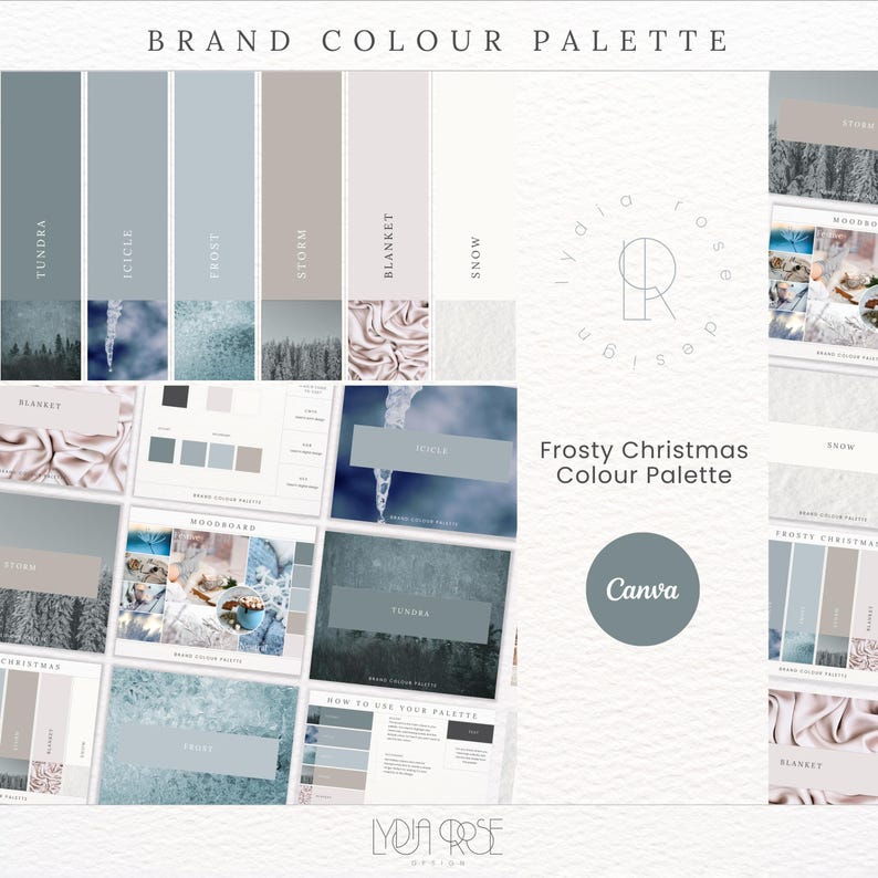 Frosty Colour Palette Colour Palette With CMYK, RGB & Hex Codes ...