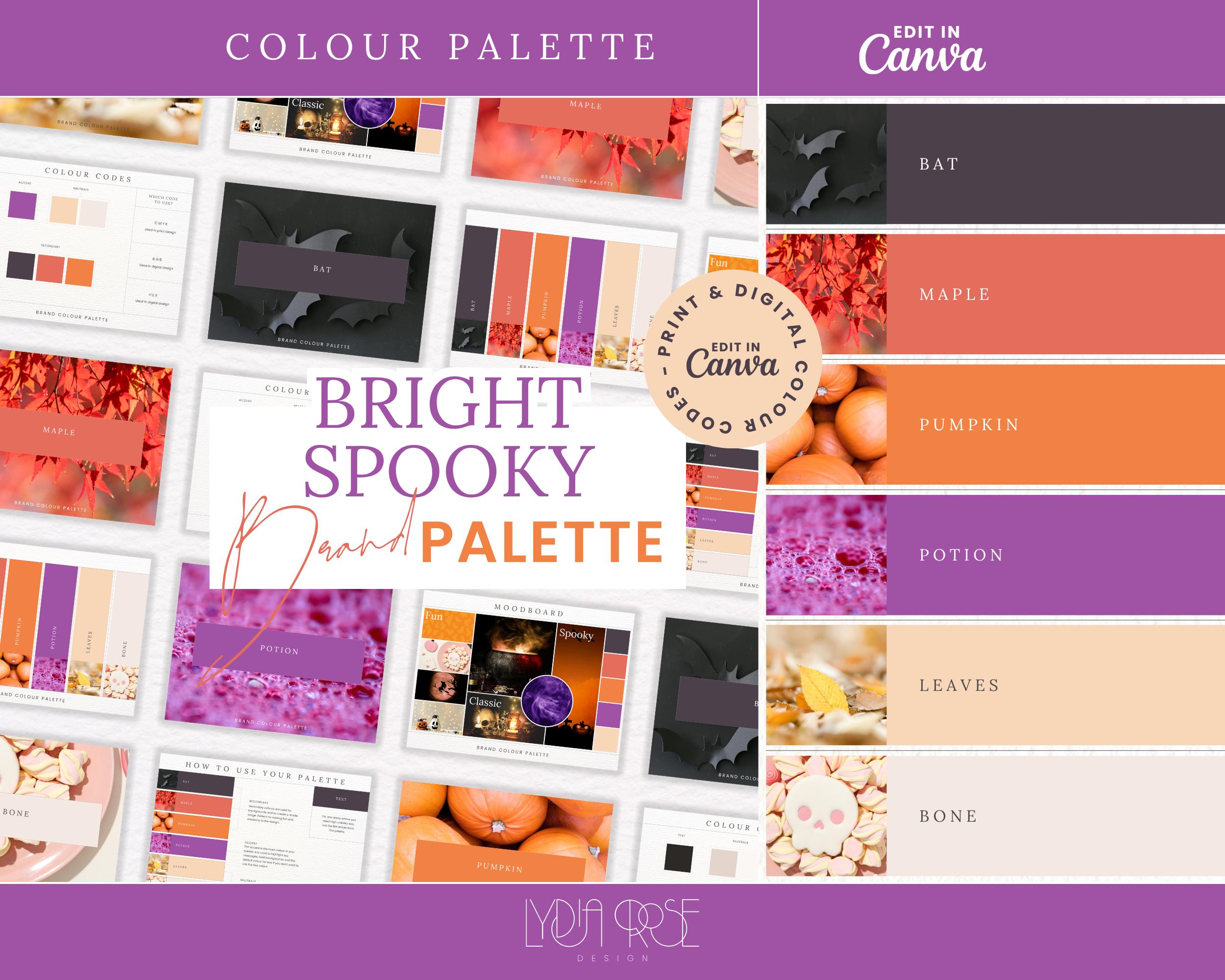 Halloween Premium Colours | Colour Palette With CMYK, RGB & Hex Codes ...