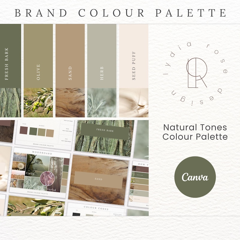 Earthy Color Palette - Etsy