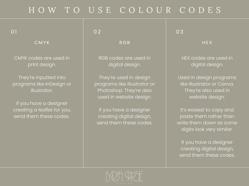 Premium Colour Palette | Colour Palette With CMYK, RGB & Hex Codes ...