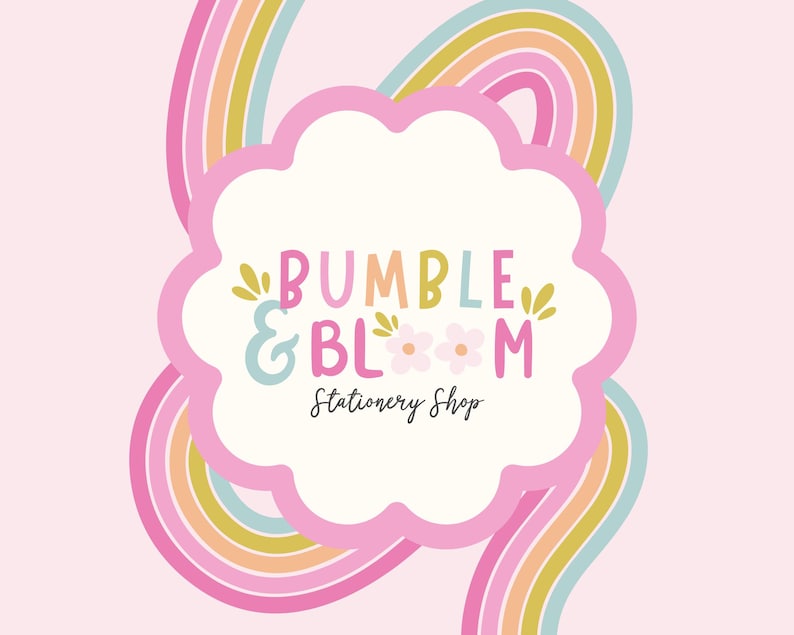 Bright Canva Logo | Colorful Fun Template | Editable Small Business ...