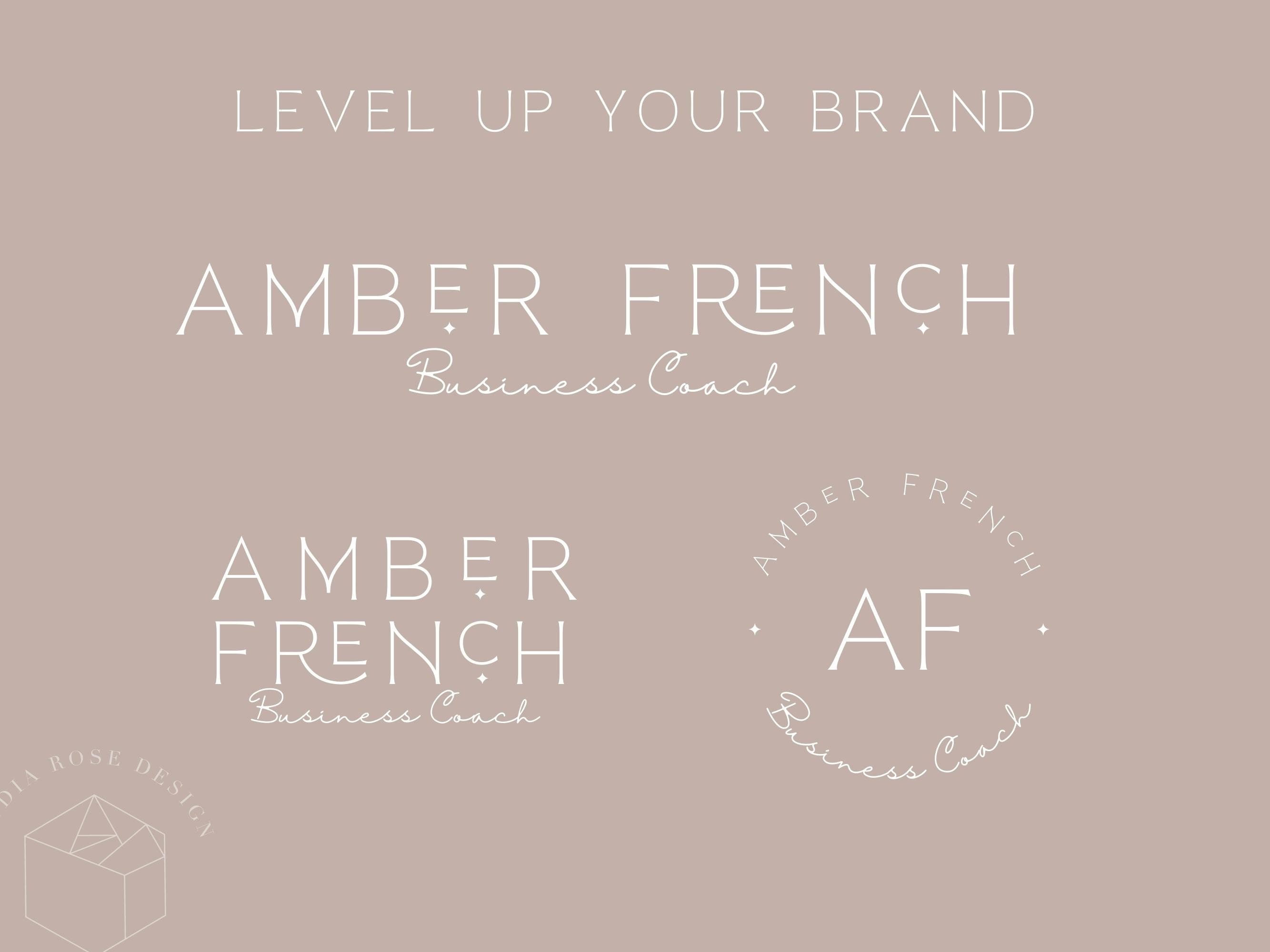 FULL Boho Coaching Branding Kit, Premade Logos, Canva Templates ...