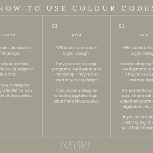 Premium Colour Palette | Colour Palette With CMYK, RGB & Hex Codes ...