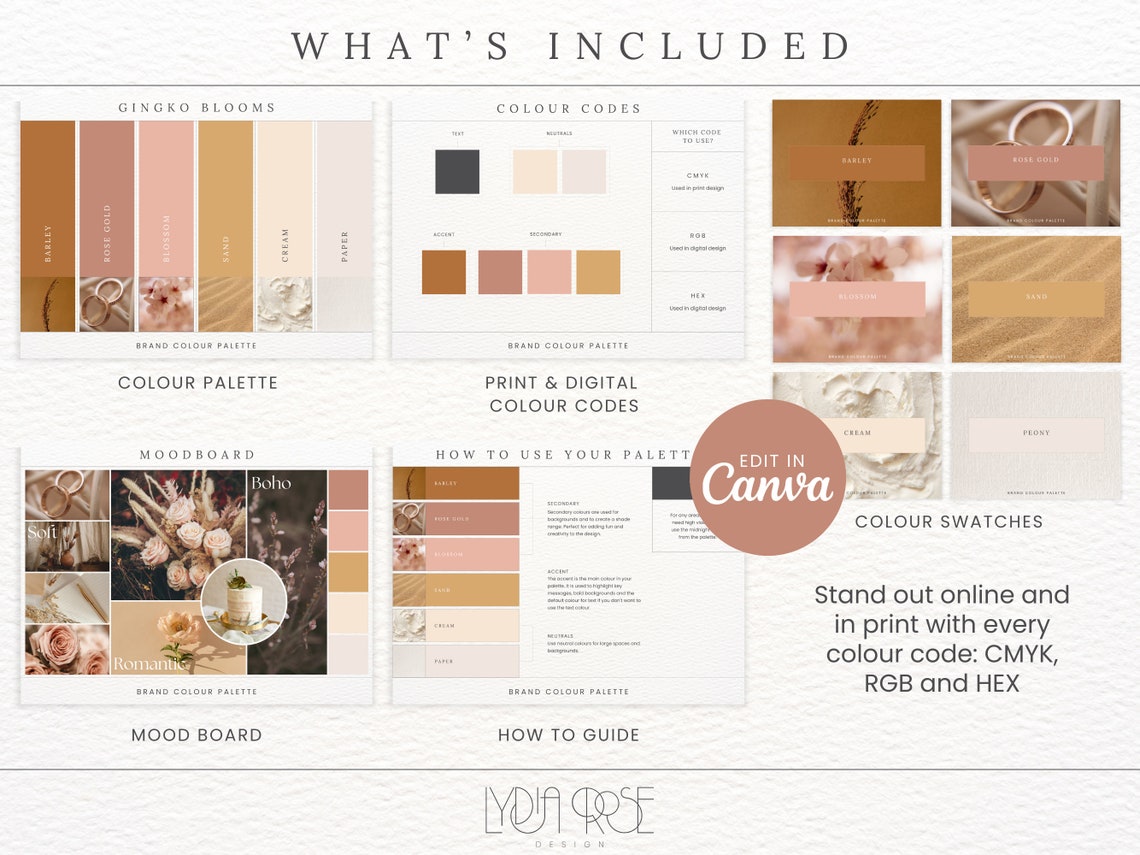 Premium Colour Palette Colour Palette With CMYK, RGB & Hex Codes ...