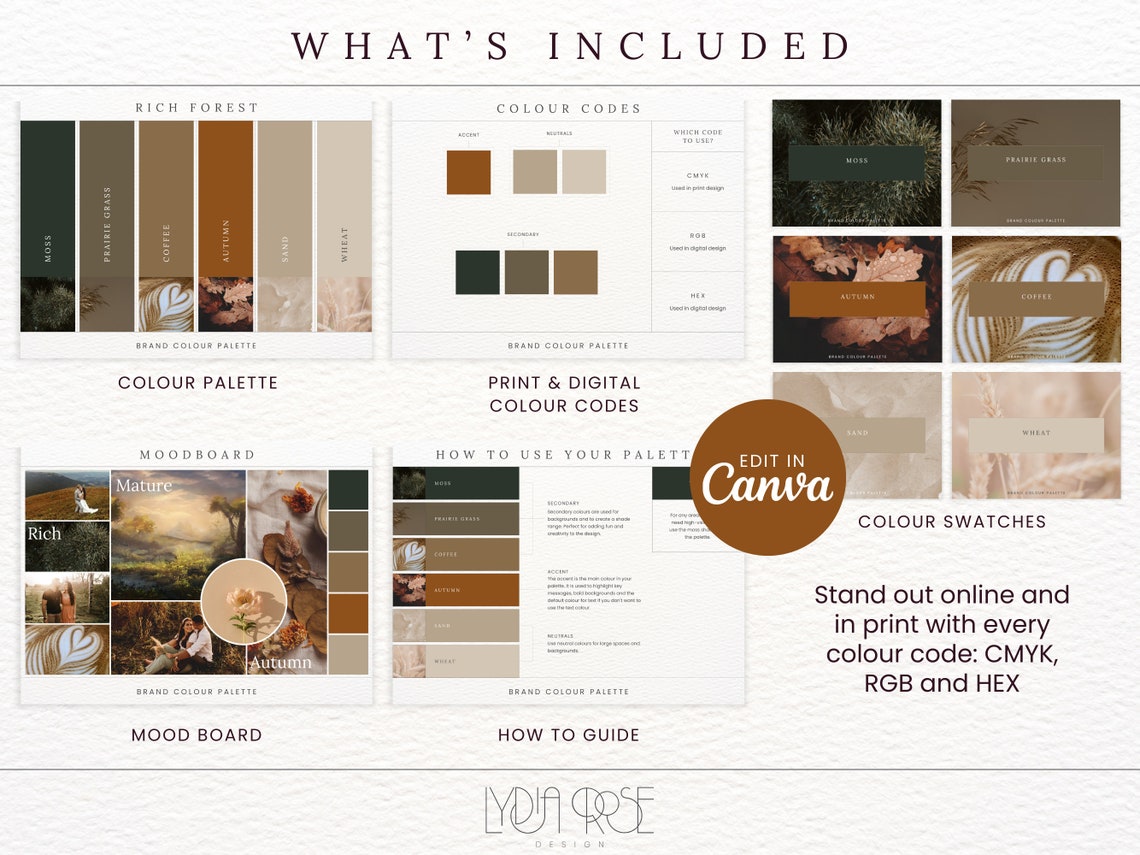 Premium Colour Palette Colour Palette With CMYK, RGB & Hex Codes ...