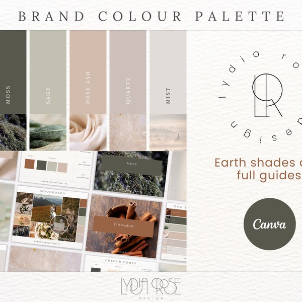 Earthy Color Palette - Etsy