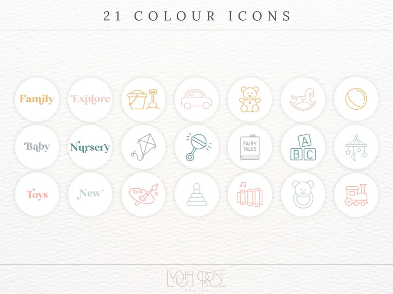 147 Children Instagram Highlight Covers - Toy Icons - Nusery Highlight ...