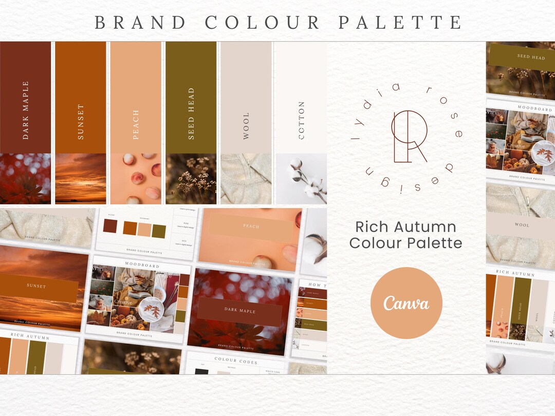 Autumn Premium Colour Palette | Colour Palette With CMYK, RGB & Hex ...