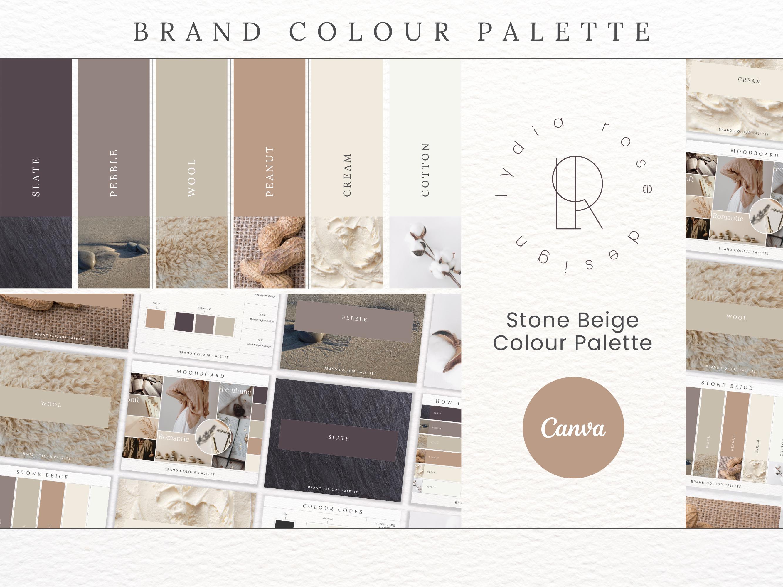 Neutral Premium Colour Palette | Colour Palette With CMYK, RGB & Hex ...