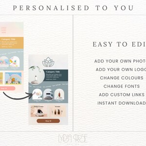 Link in Bio Instagram Template - Bright Canva Link Template - Link Tree ...