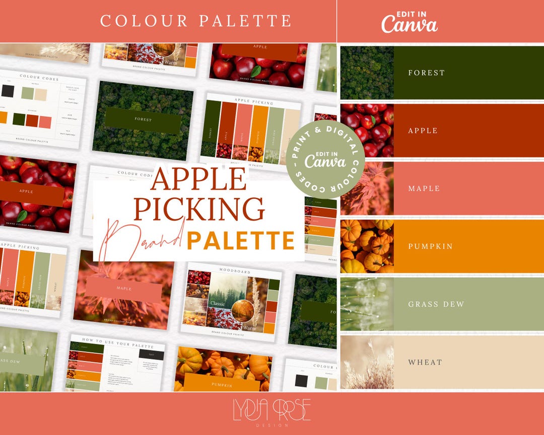 Autumn Premium Colours | Colour Palette With CMYK, RGB & Hex Codes ...