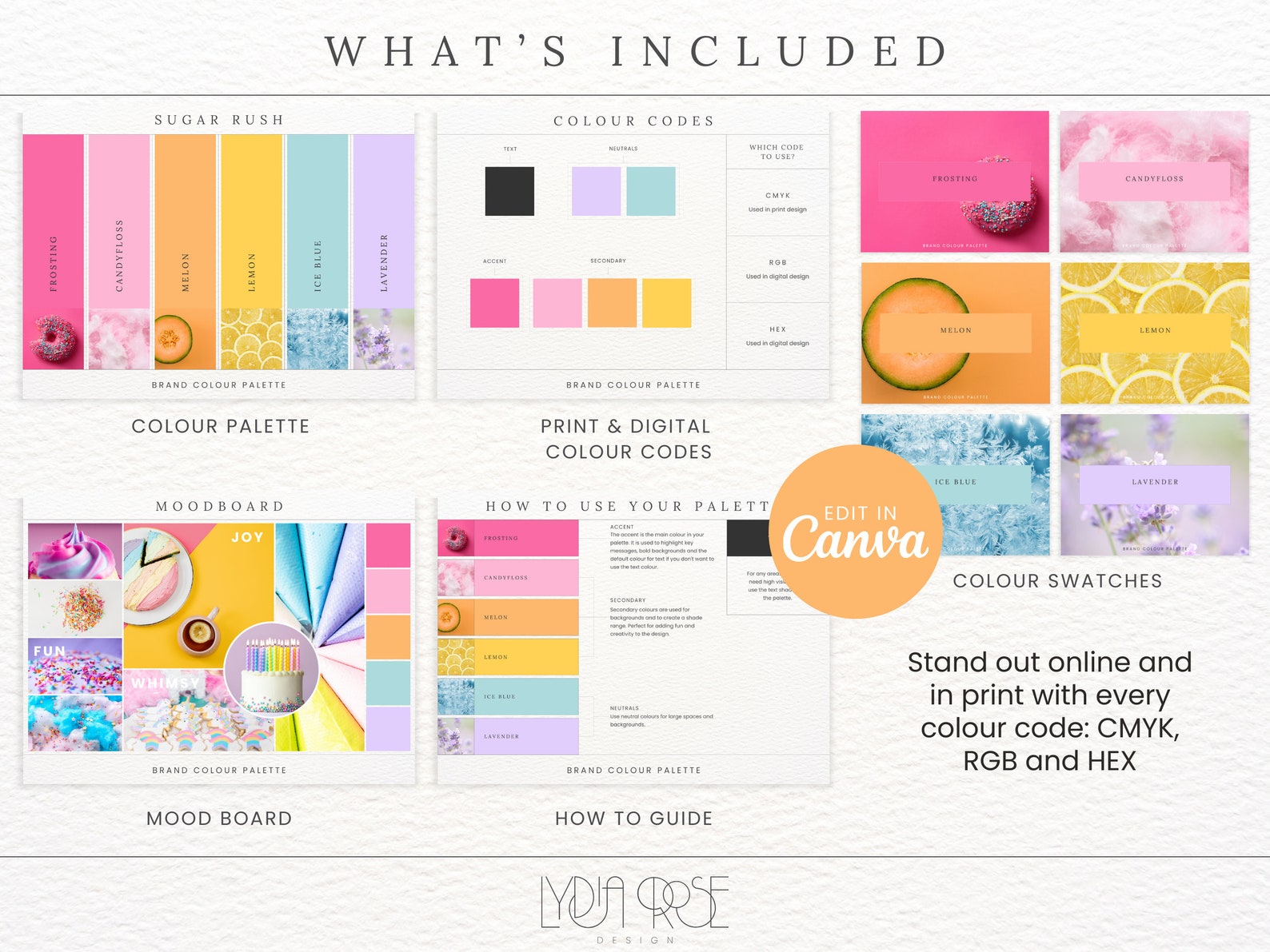 Premium Colour Palette Colour Palette With CMYK, RGB & Hex Codes ...