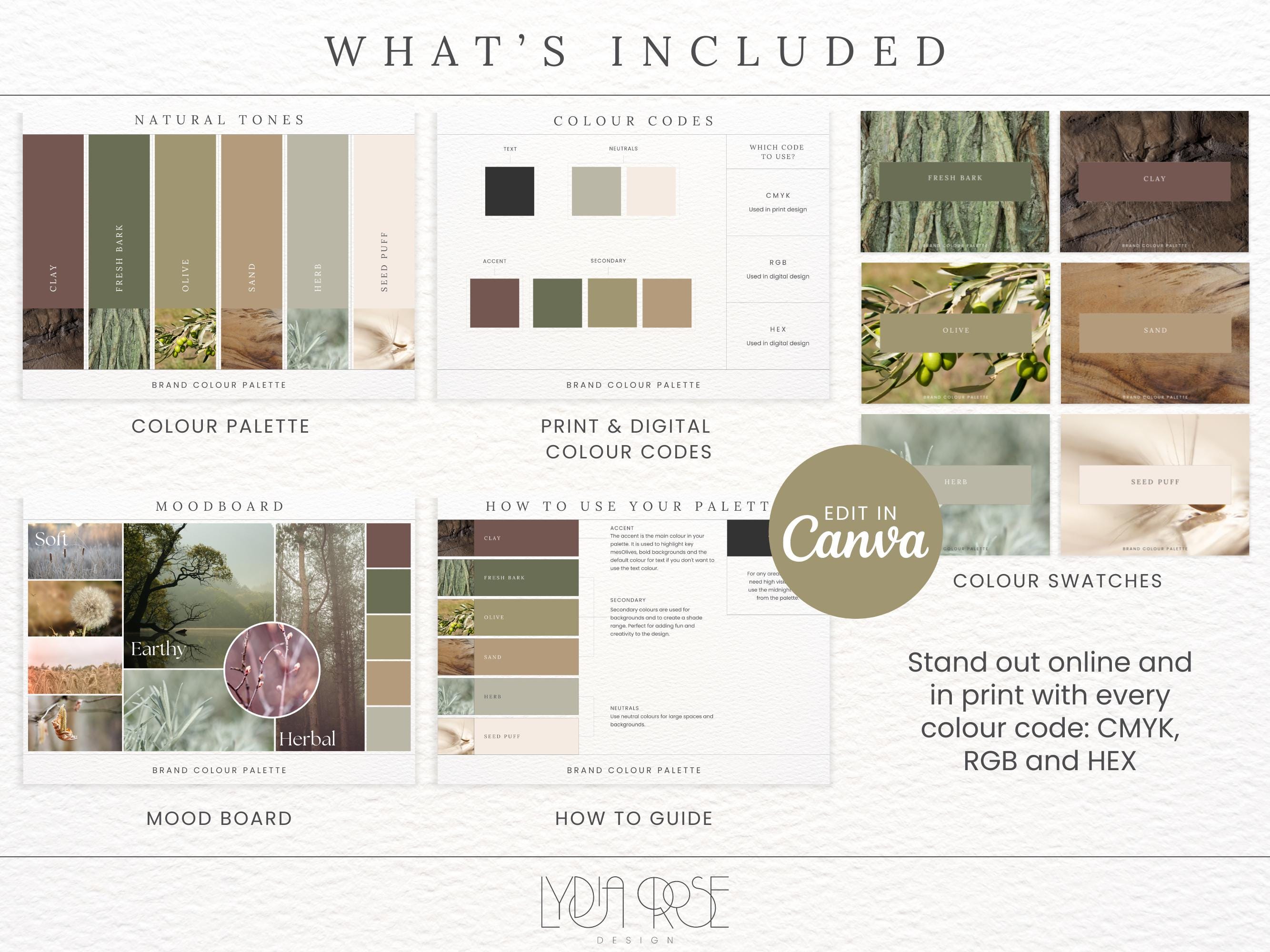 Premium Colour Palette | Colour Palette With CMYK, RGB & Hex Codes ...